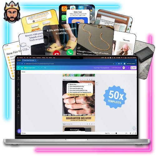 Ecom King Bootcamp Ad Collection – Viral Ecom Adz